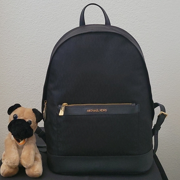 Michael Kors | Bags | Mk Black Backpack | Poshmark